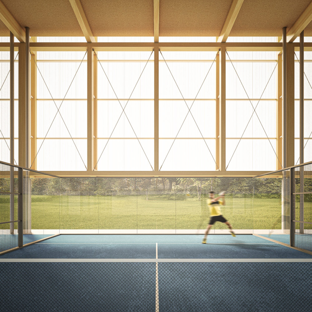 Clube de Pádel em Lisboa - Saboia + Ruiz Arquitetos